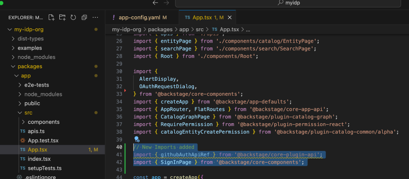Typescript & Material UI for Backstage with GitHub | Aviator